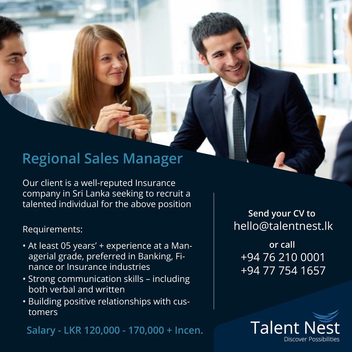 Regional Sales Manager – Talent Nest