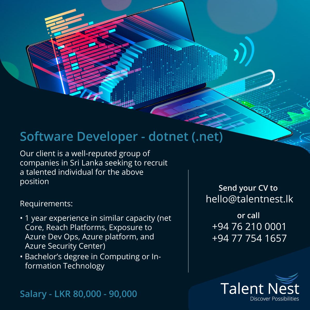 Software Developer – dotnet (.net) – Talent Nest